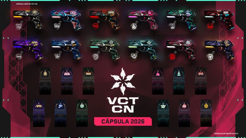 Skins dos times do VCT 2026 são divulgadas; veja preços e mais ...