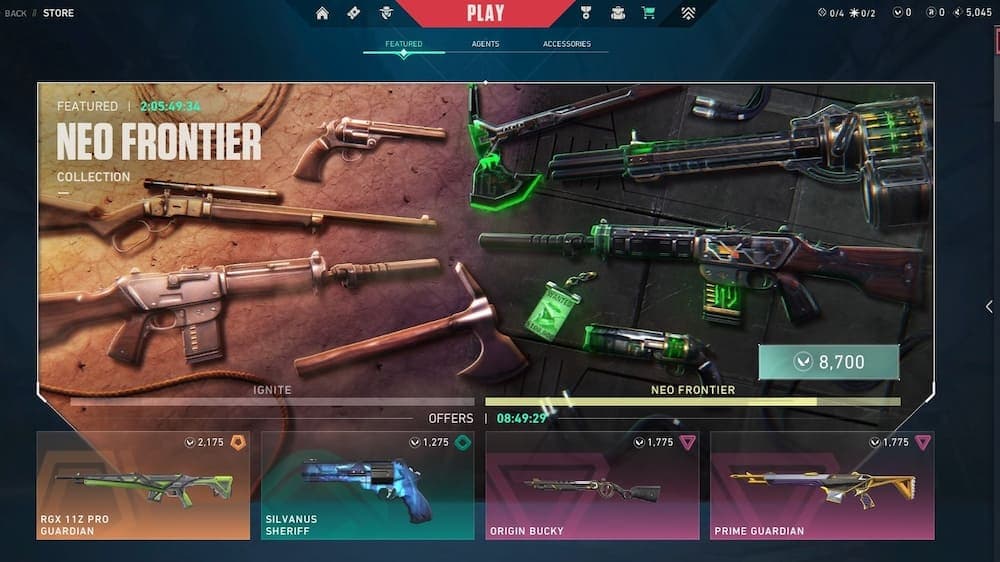 Nuevas skins VALORANT
