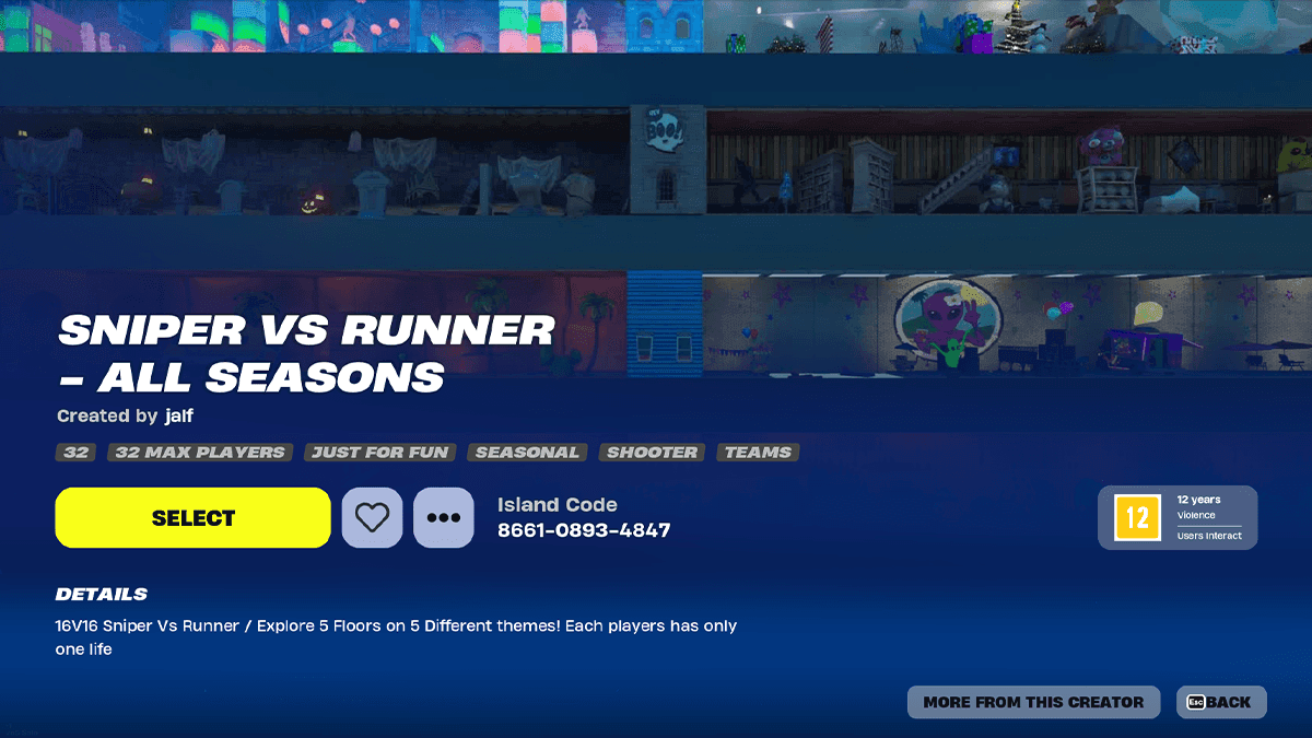 Fortnite Sniper Only map codes