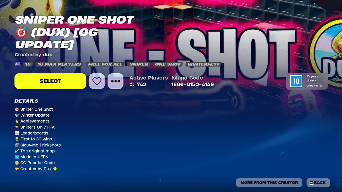 Fortnite Sniper Only map codes