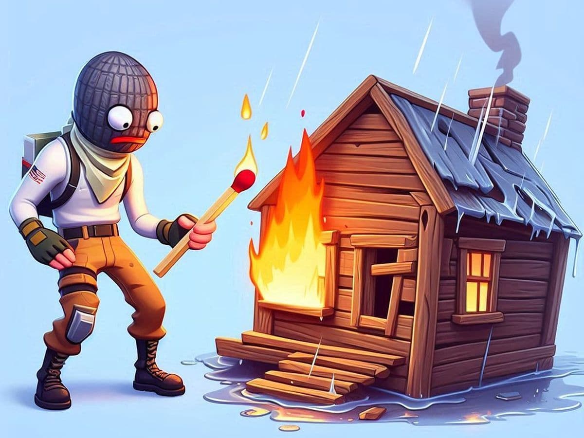 How to ignite structures in Fortnite