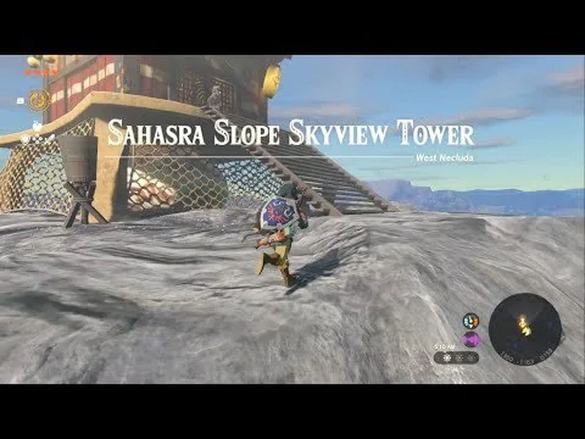 How to unlock Sahasra Slope Skyview Tower in TOTK