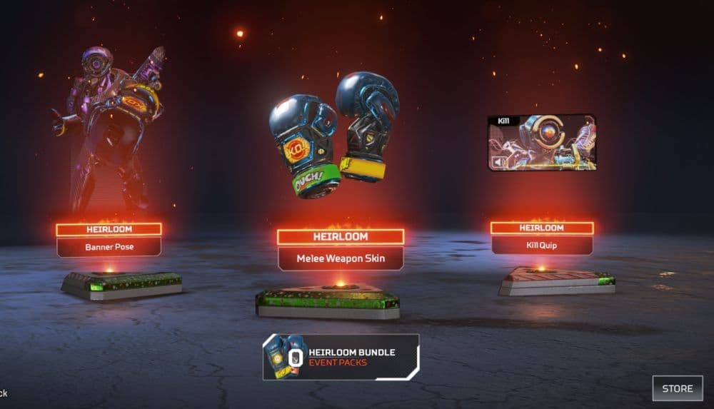 All Heirlooms in Apex Legends:﻿ Weapons, Mythic Items