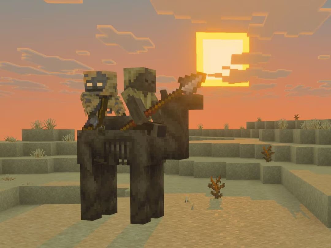 How to tame a Minecraft camel husk (Zombie camel)