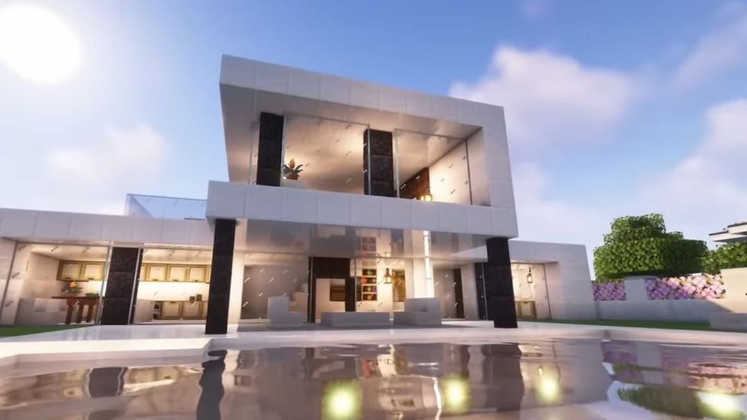 Minecraft modern house ideas & tutorials