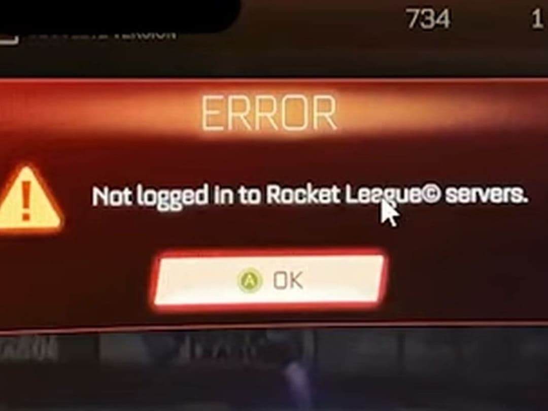 Fixing the not logged in to Rocket League servers error