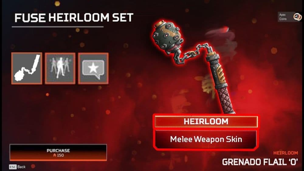 All Heirlooms in Apex Legends:﻿ Weapons, Mythic Items