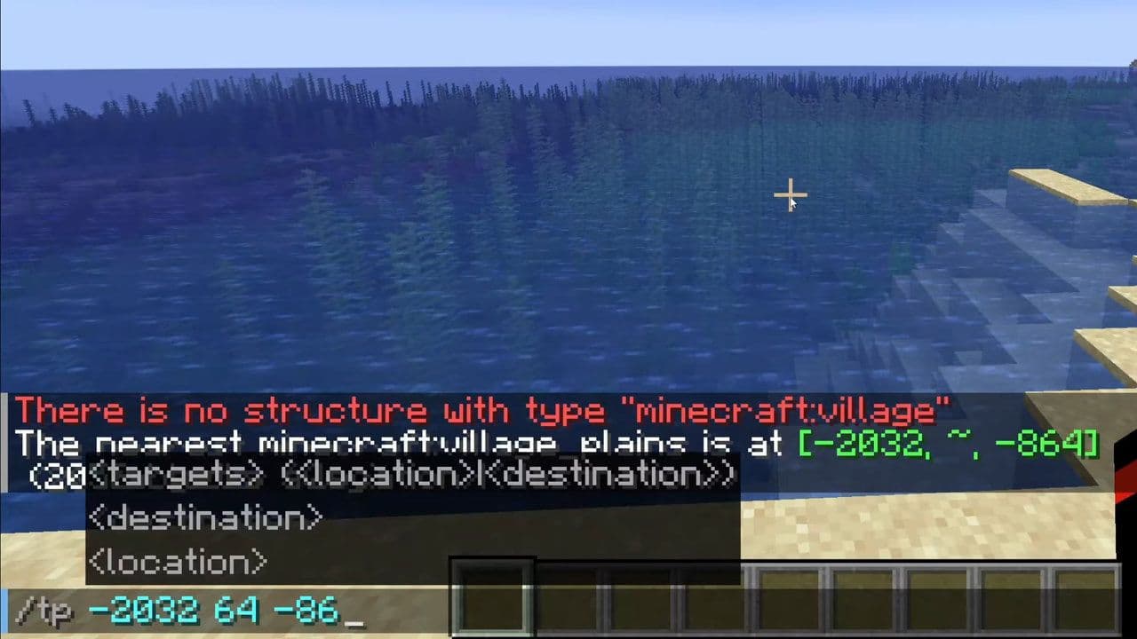How to TP in Minecraft: Teleportation explained (Coordinates, Villages ...