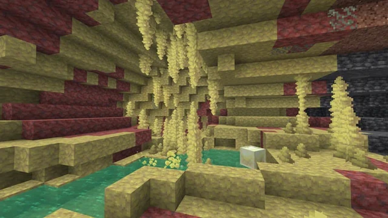 Minecraft Sulfur Spikes guide: How to get it, location, uses, & tips