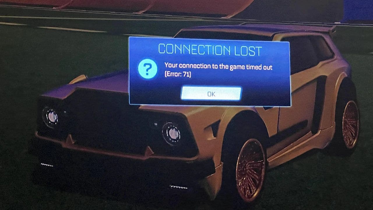 How to fix Rocket League Error 71 fast (Your connection to the game ...