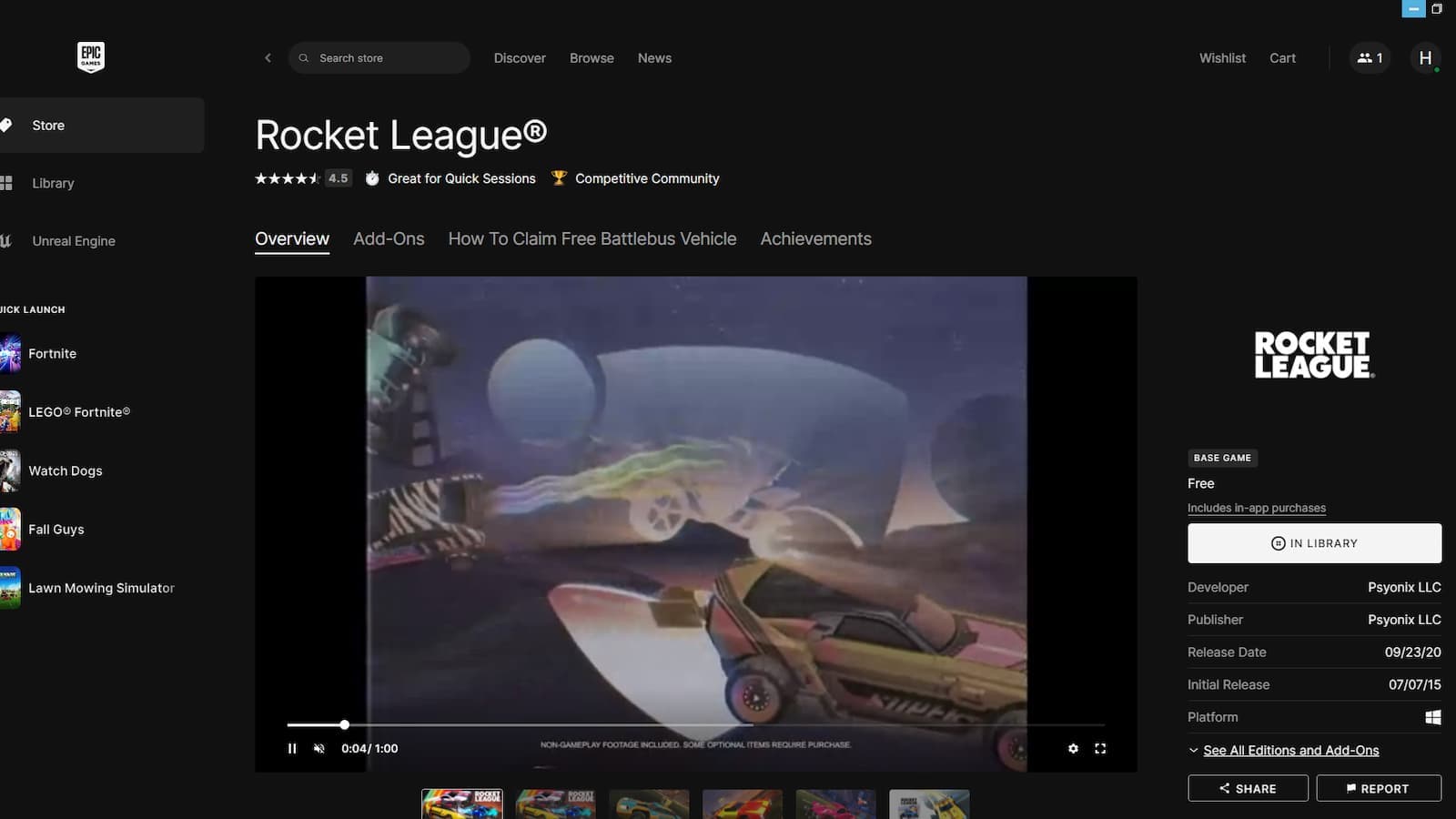 Is Rocket League on Steam?