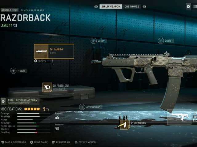 Best Tempus Razorback loadout for Warzone 2 & MW3