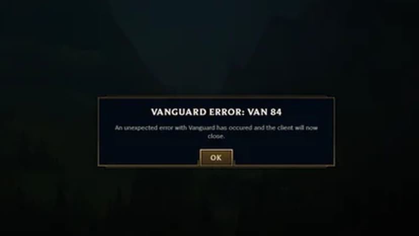 League of Legends Vanguard errors explained