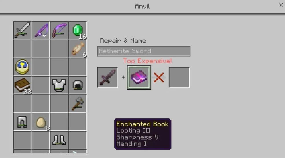 All Minecraft enchantments