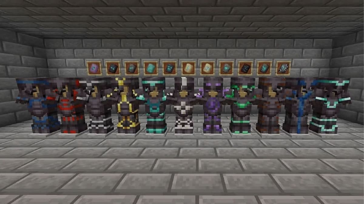 All Minecraft Armor Trims