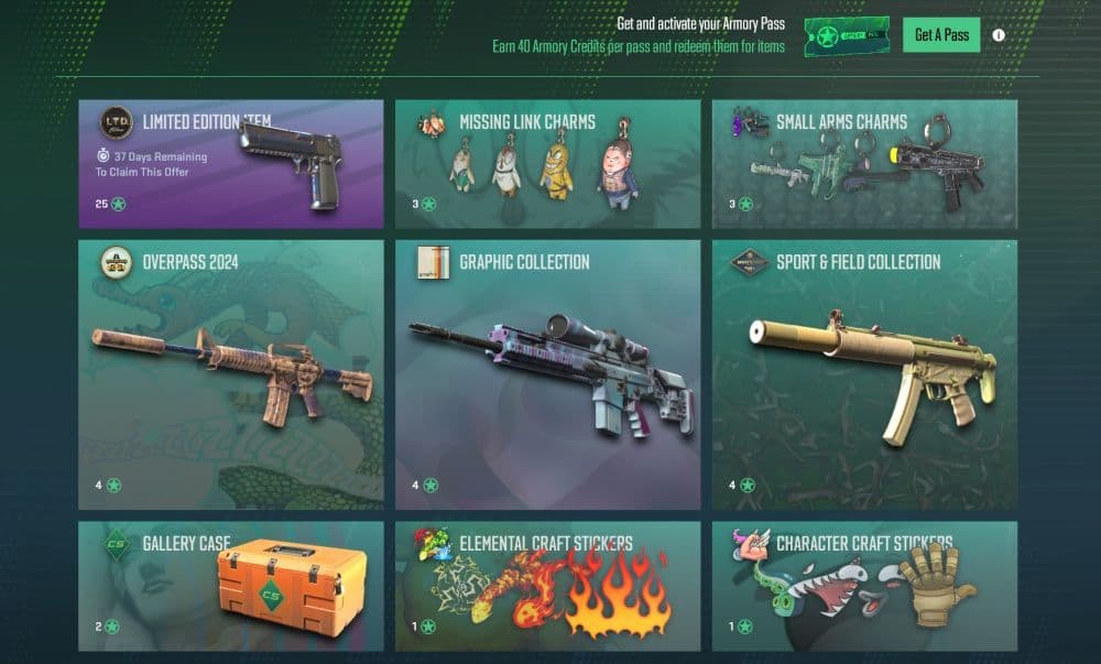 Everything about the CS2 Armory Pass