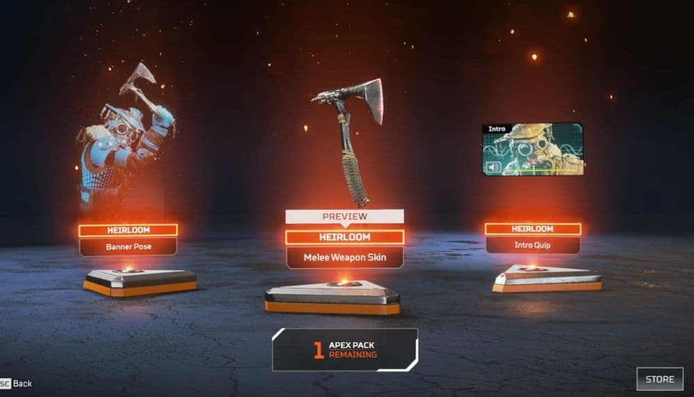 All Heirlooms in Apex Legends:﻿ Weapons, Mythic Items
