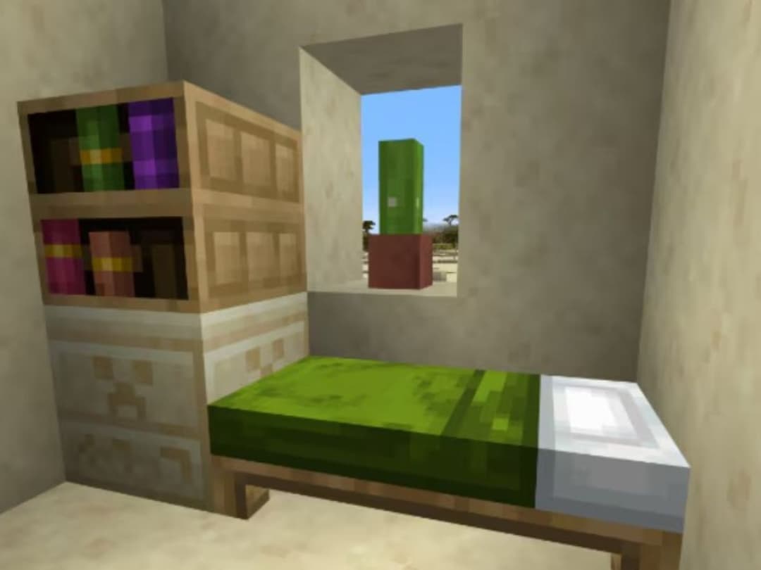 How to craft a bookshelf in Minecraft
