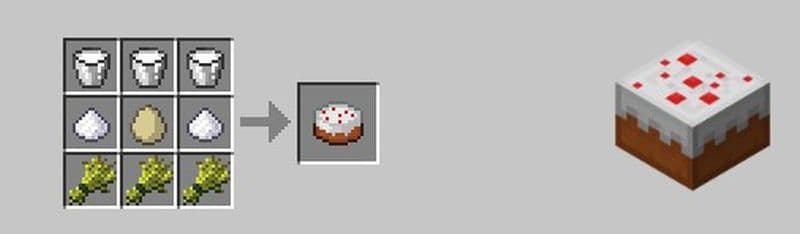Cake recipe in Minecraft: How to make and all other details