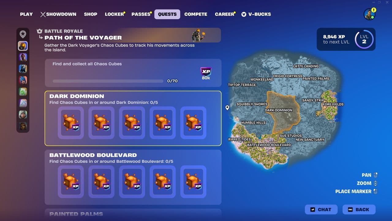 Fortnite Chaos Cube locations: Where to find them fast