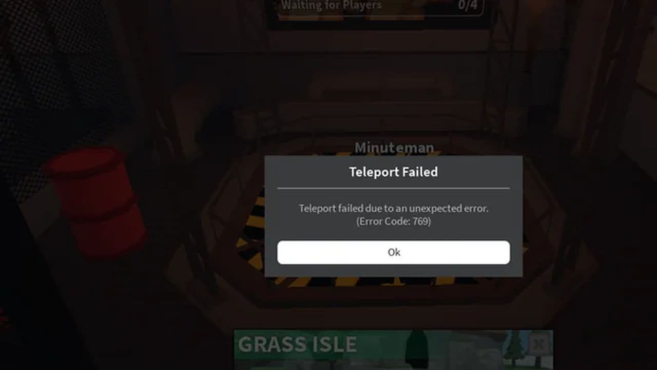 How to fix Roblox error code 769