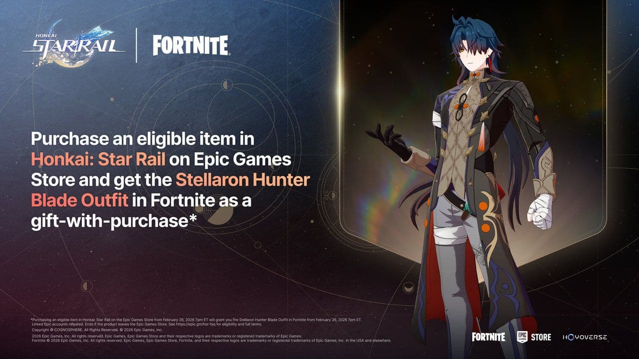 Fortnite HSR skins, Honkai Star Rail island, bundle & more
