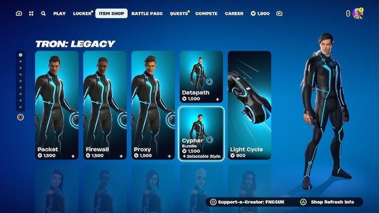 Fortnite leak reveals details on Tron: Ares collaboration skins and ...