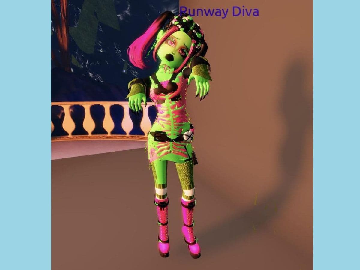 Make your best Toxic Wasteland DTI outfit in 4 easy steps