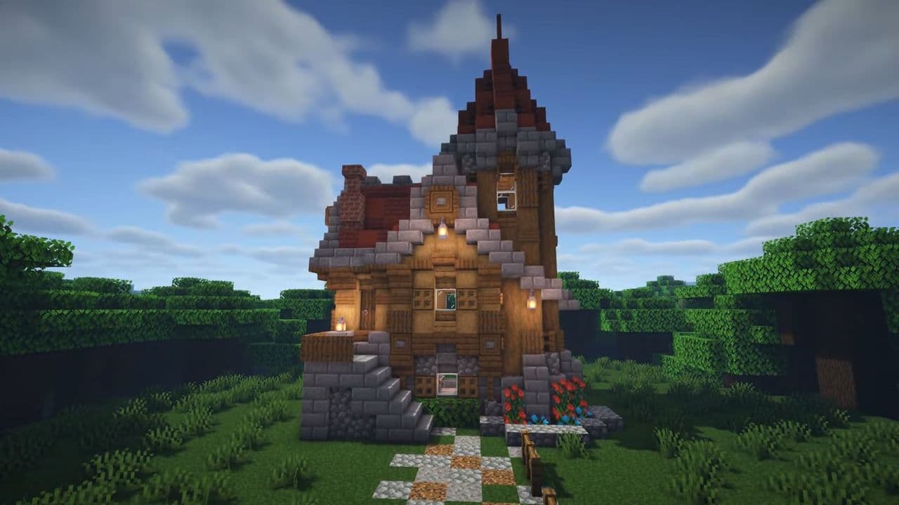 Minecraft medieval house ideas & tutorials