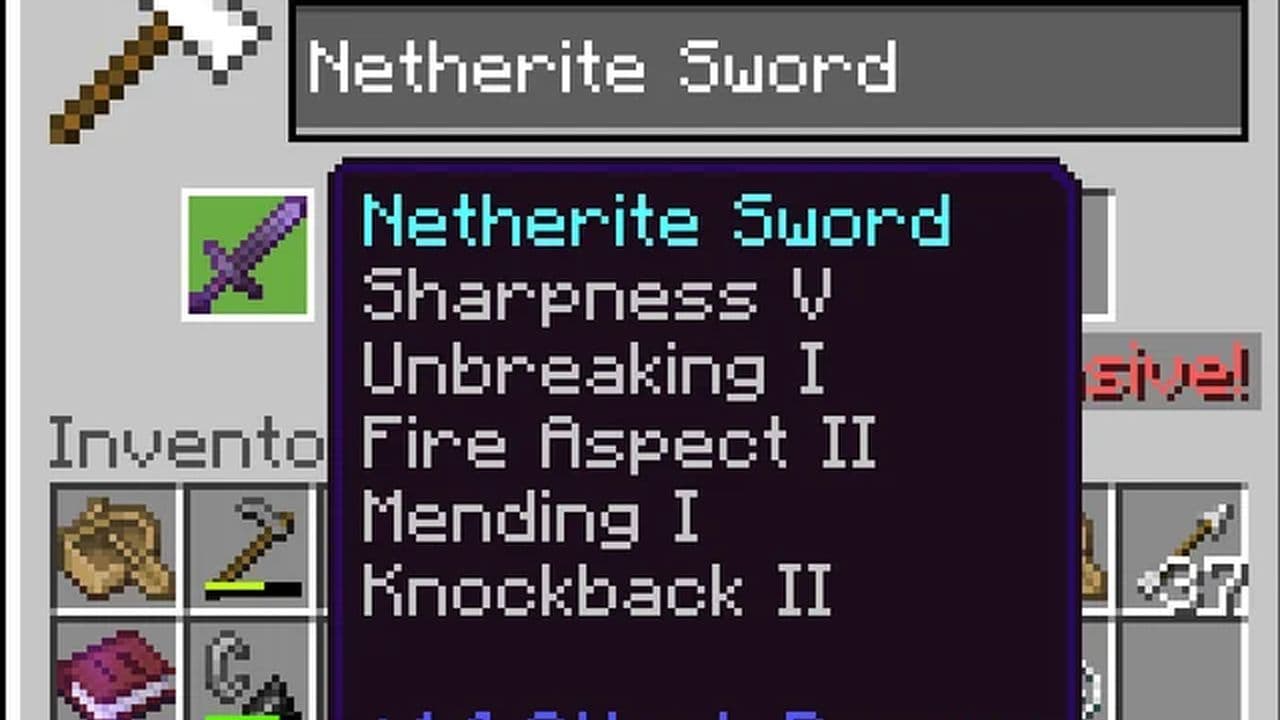 Best Minecraft sword enchantments & how to craft & enchant yours