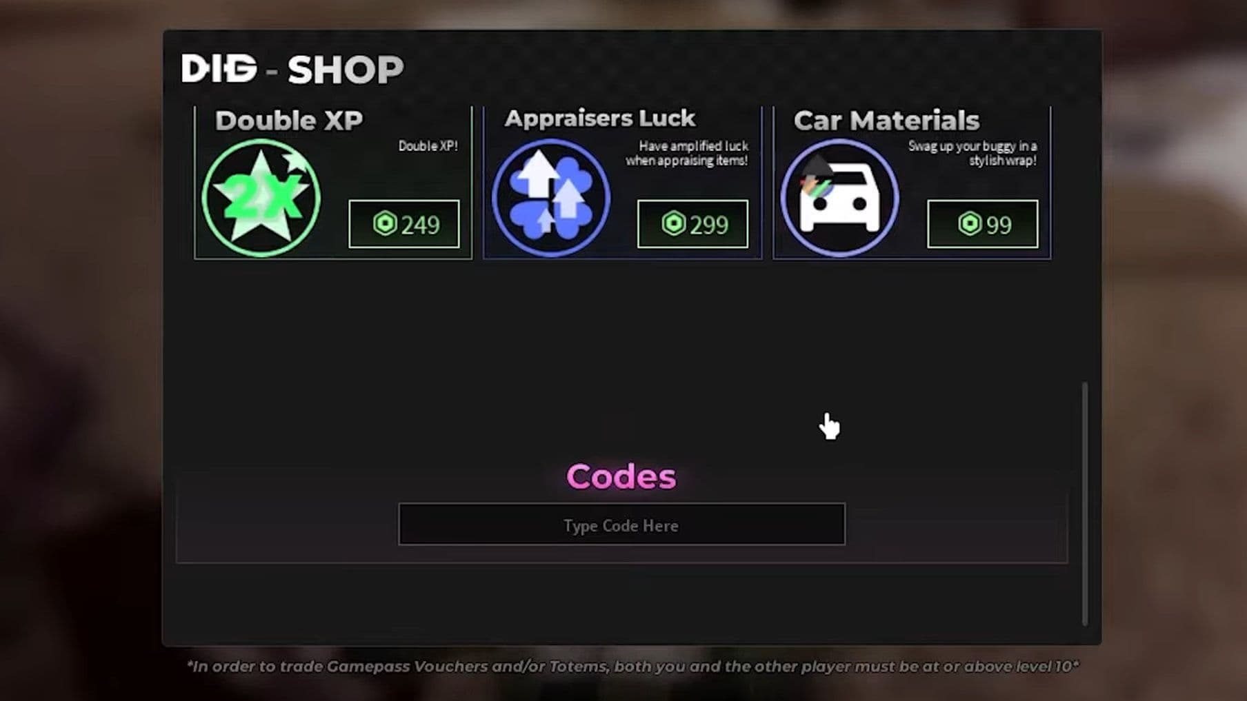 Active Roblox DIG codes (August 2025)