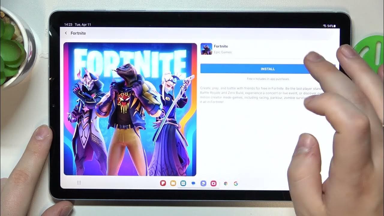 Can you play Fortnite on a Samsung tablet in 2024?