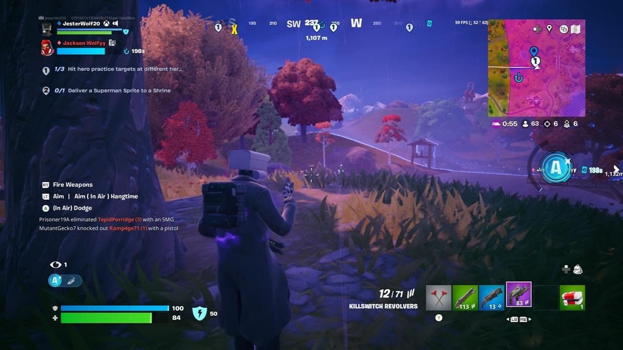 How to locate and hit hero practice targets at training outposts in ...