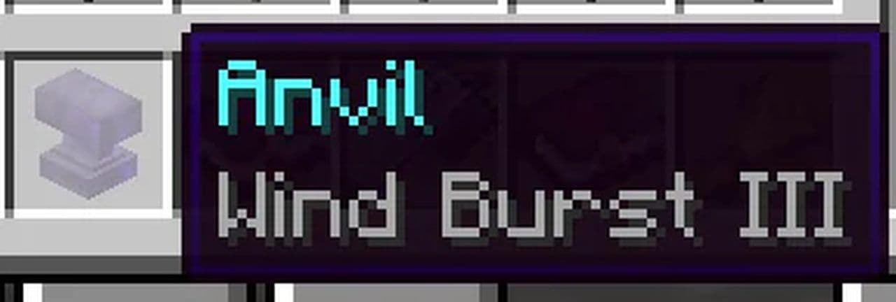 What does Wind Burst do in Minecraft?