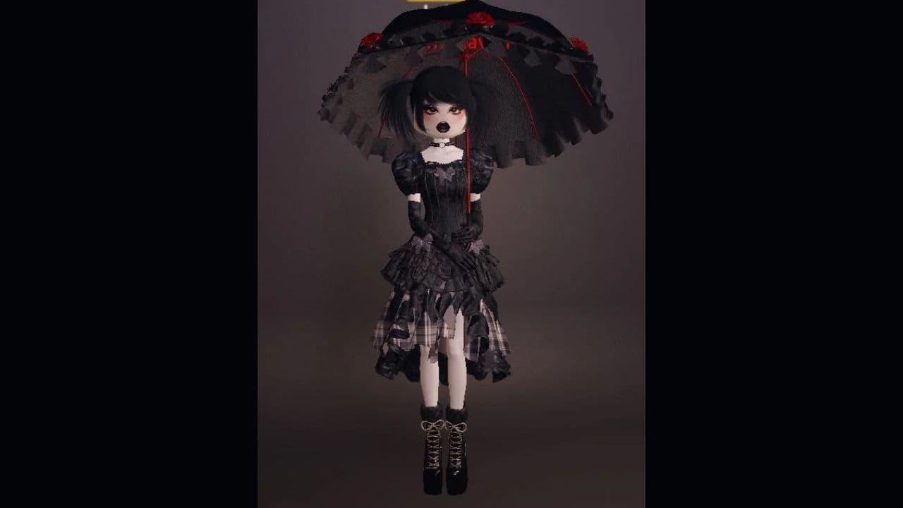 Make winner Visual Kei Dress to Impress outfits in 4 steps