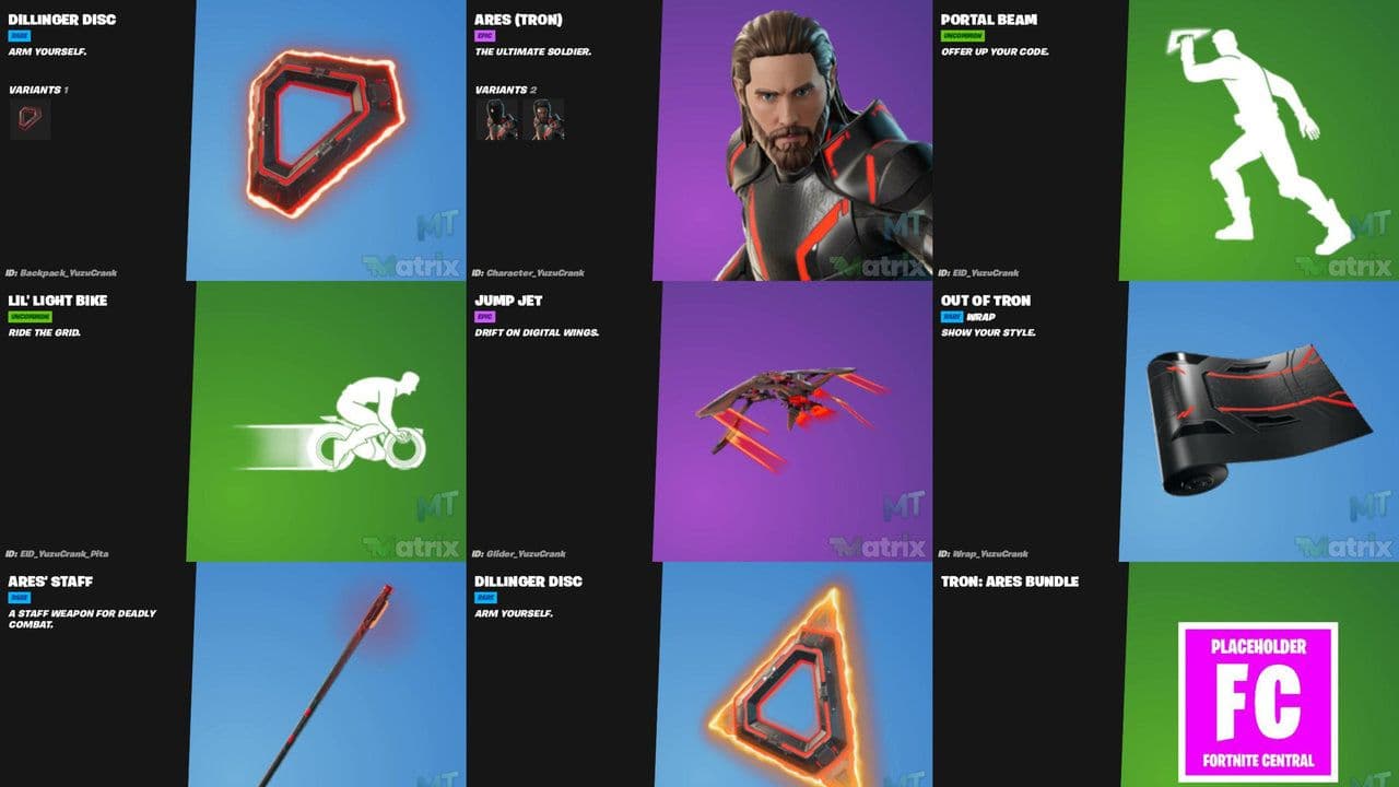Fortnite leak reveals details on Tron: Ares collaboration skins and ...