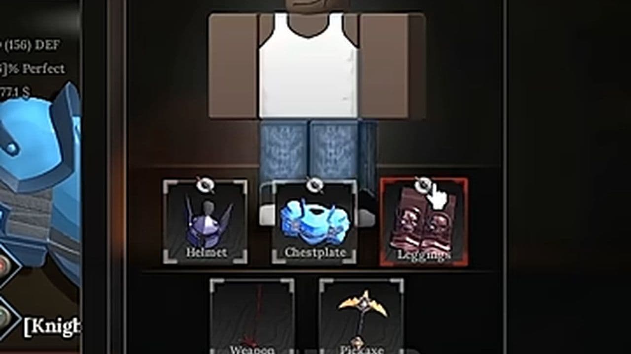 How to hide armor in The Forge Roblox
