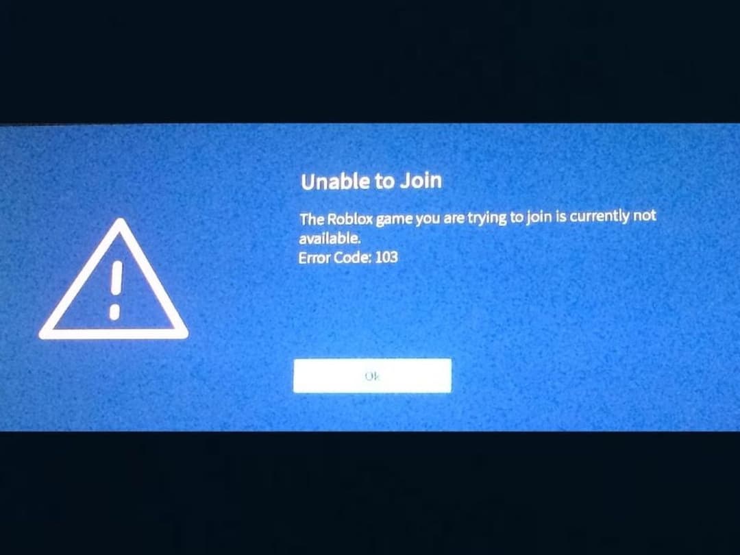 How to fix Roblox error code 103 on Xbox