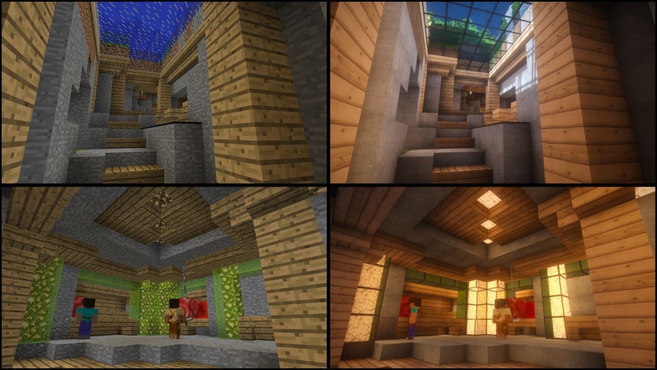 Minecraft house interior design ideas for sakura, modern, and more themes
