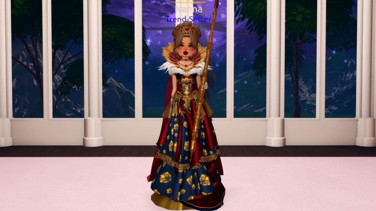 How to make winner Coronation Dress to Impress outfits in Roblox