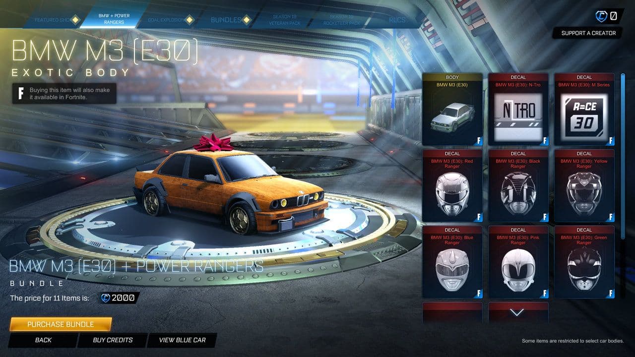 BMW E30 M3 in Rocket League: In-game features and customization options after its August 2025 ...