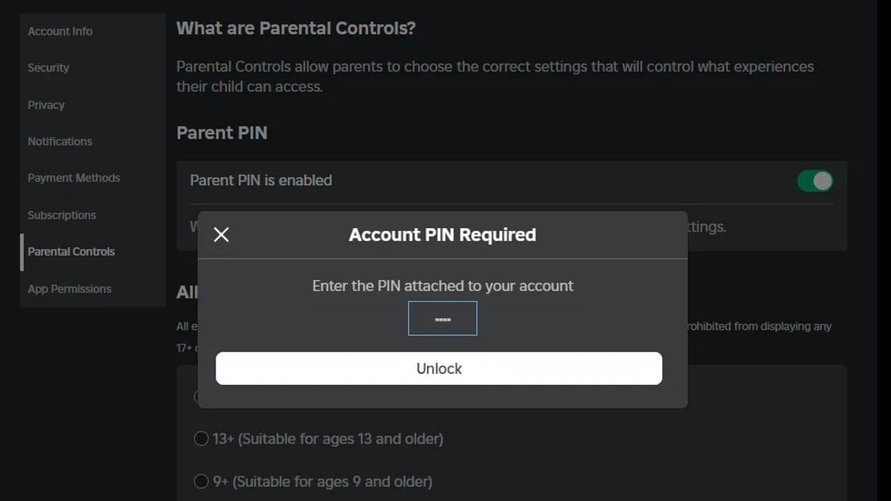 Fixing the Roblox an unknown error occurred when entering in PIN issue