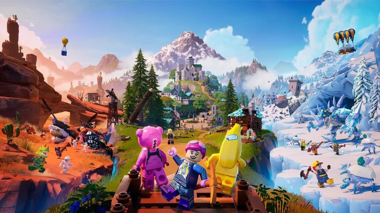 LEGO Fortnite map guide: Biomes, resources, and creatures