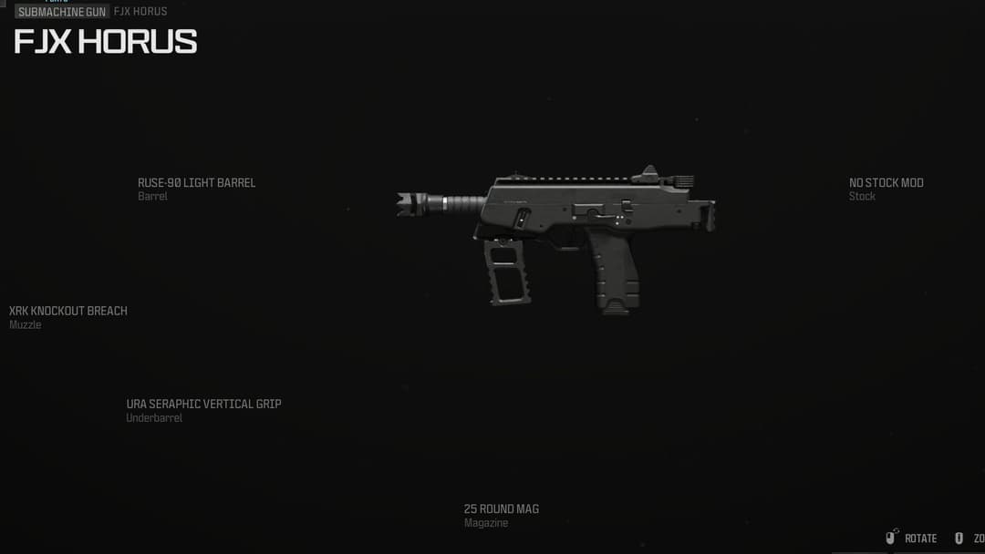 Best FJX HORUS loadout for Warzone & MW3