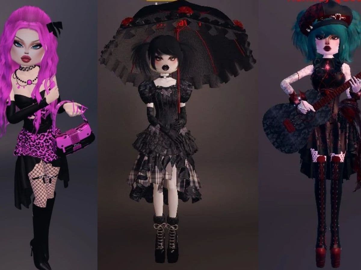 Make winner Visual Kei Dress to Impress outfits in 4 steps