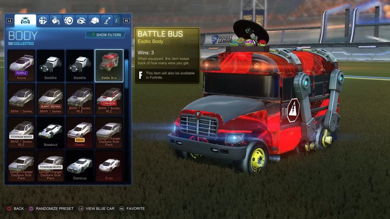 Claiming the free Battle Bus in Rocket League: A guide to obtaining the ...