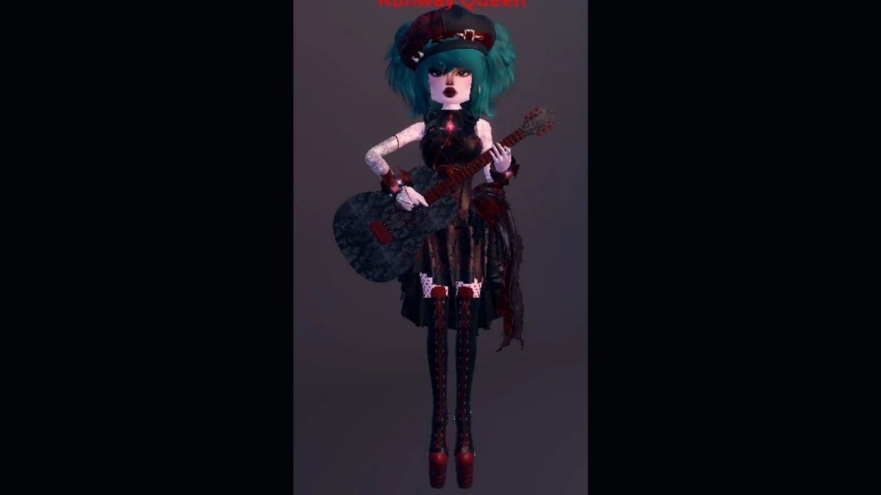 Make winner Visual Kei Dress to Impress outfits in 4 steps