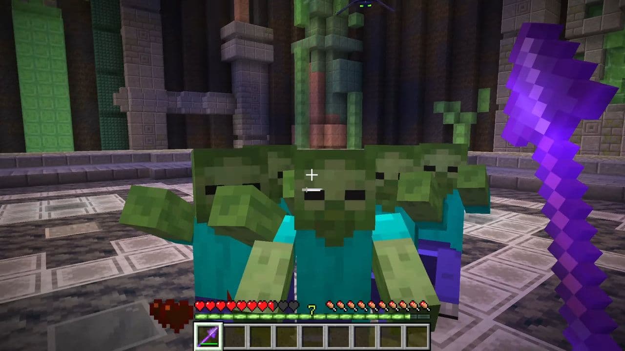 How to get the Zombie Horse Cape in Minecraft (Spear cape)