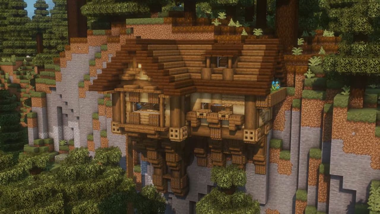 Best Minecraft mountain house ideas & tutorials