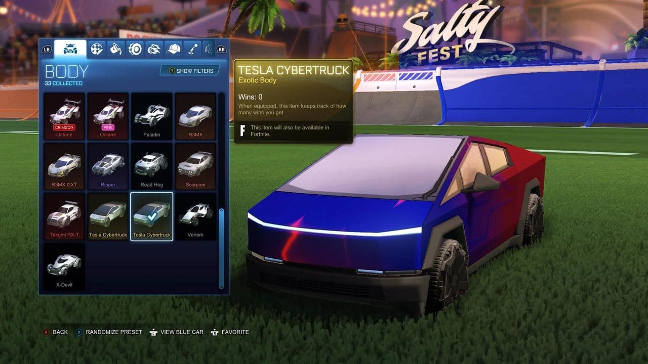 How to get the Cybertruck in Rocket League? Is it still possible?